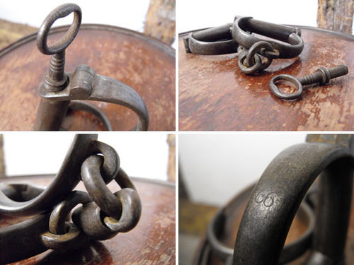 Antiques Atlas - Classic Victorian Darby Chain Handcuffs