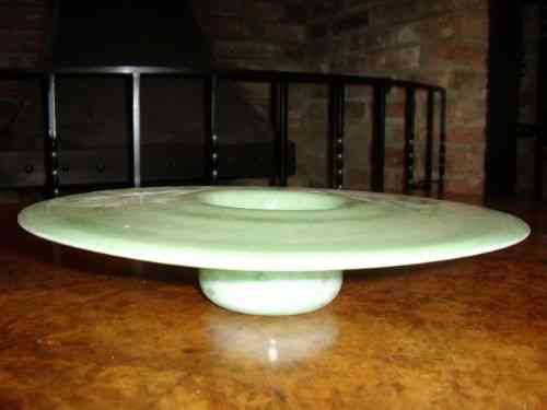 Antiques Atlas - ART GLASS MARBLE EFFECT DISH