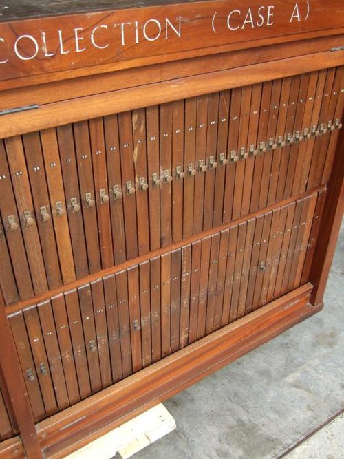 Stamp Postcard Collectors Cabinet - Antiques Atlas