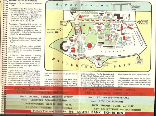 Antiques Atlas - Map Guide Festival Of Britain 1951