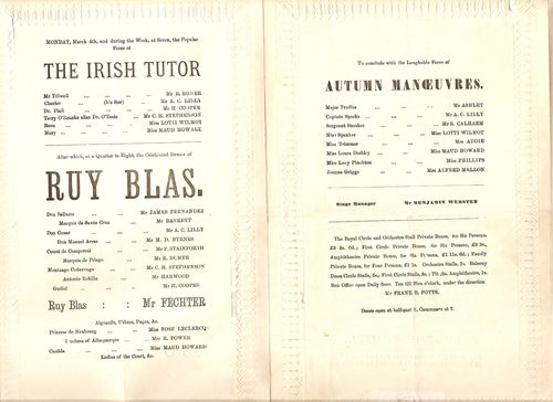 Antiques Atlas - Victorian Theatre Programme